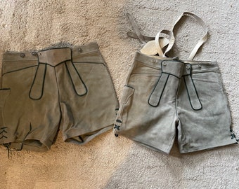 Leather German Shorts - Etsy