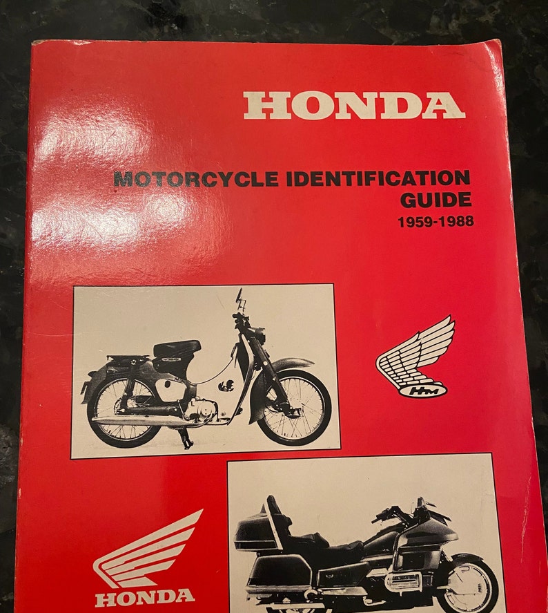 Honda Motorcycle Identification Guide 1959-1988 Motorcycles - Etsy