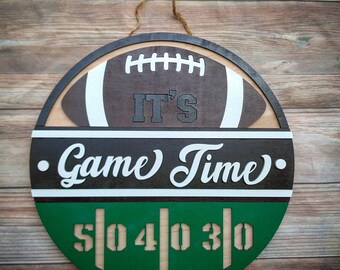 Game Time Sign | Etsy