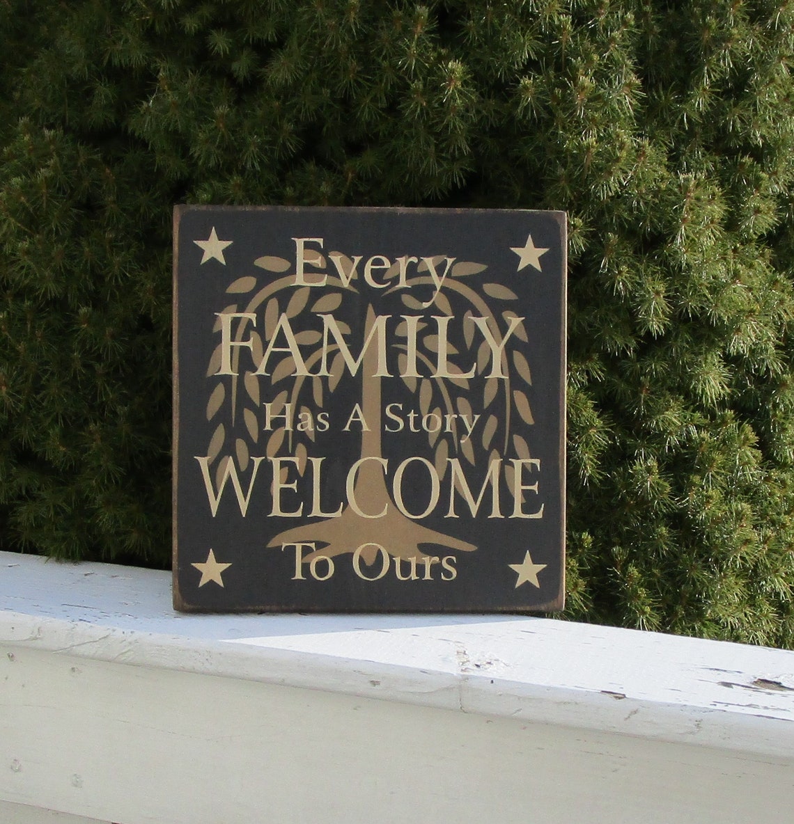 Every FAMILY Has A Story WELCOME to Ours Family Sign/ - Etsy