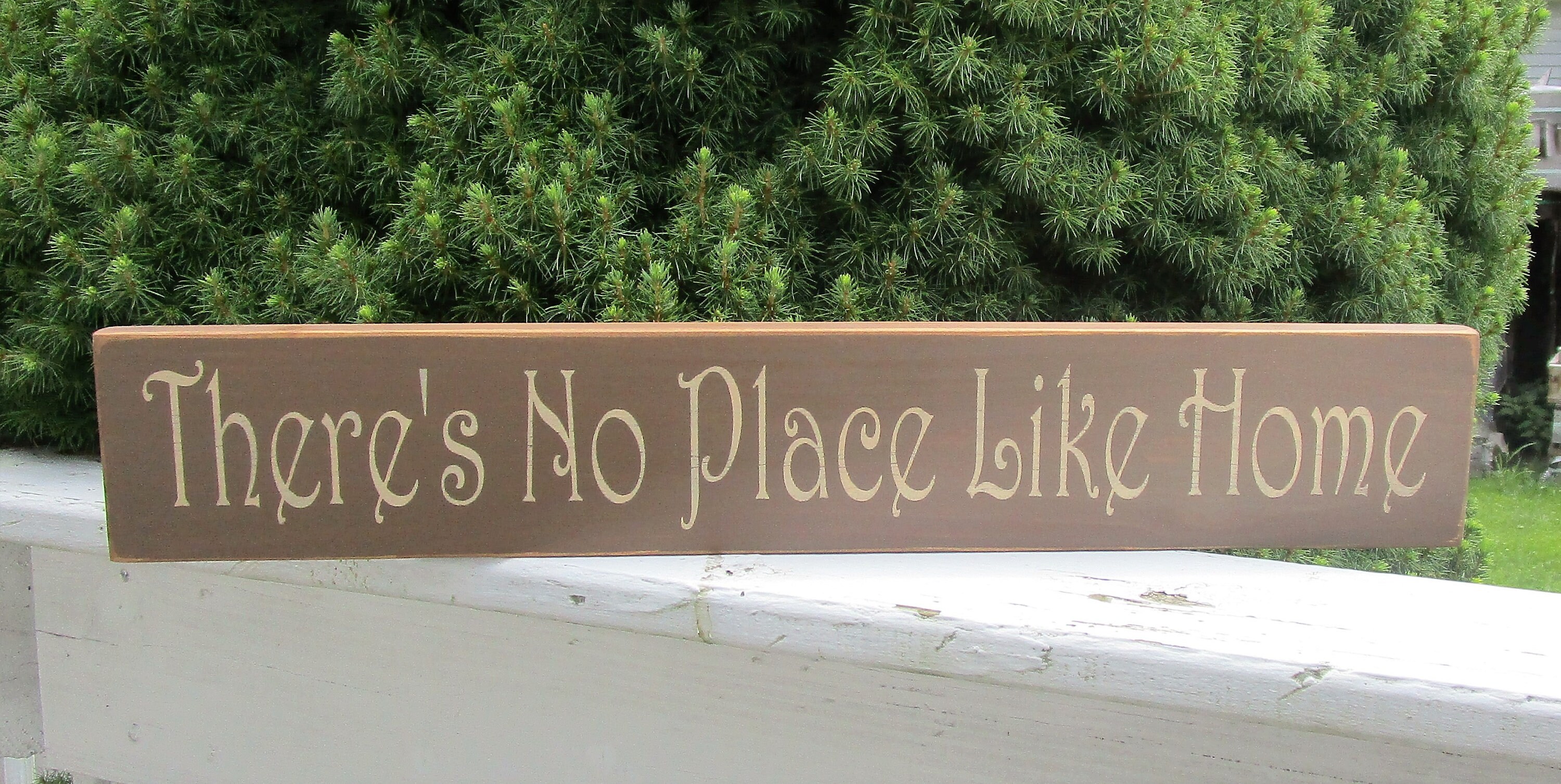 There's No Place Like Home Wood Sign Housewarming Gift/ | Etsy