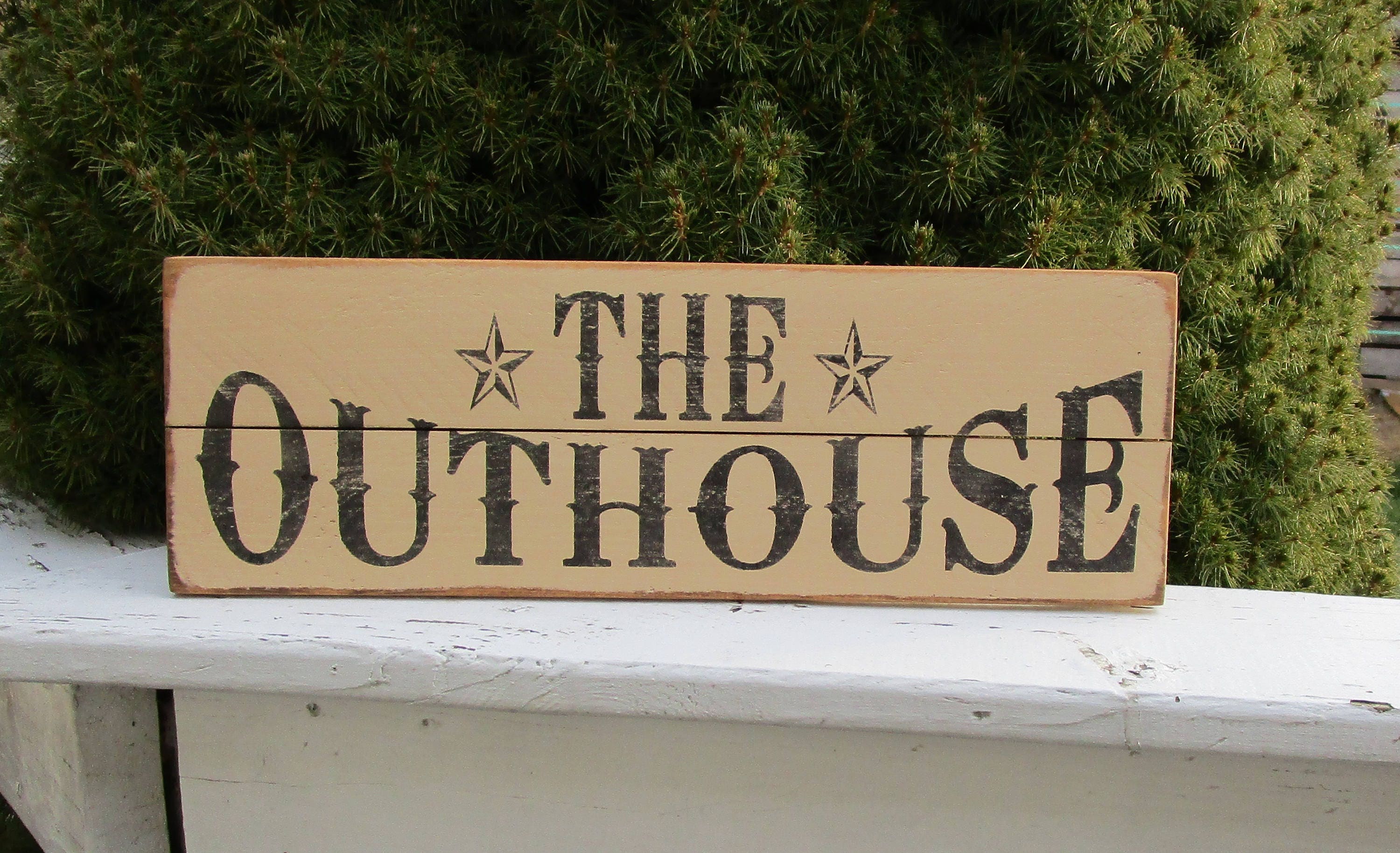 THE OUTHOUSE Bathroom Sign/ Outhouse Sign/ Powder Room Sign/ - Etsy Canada