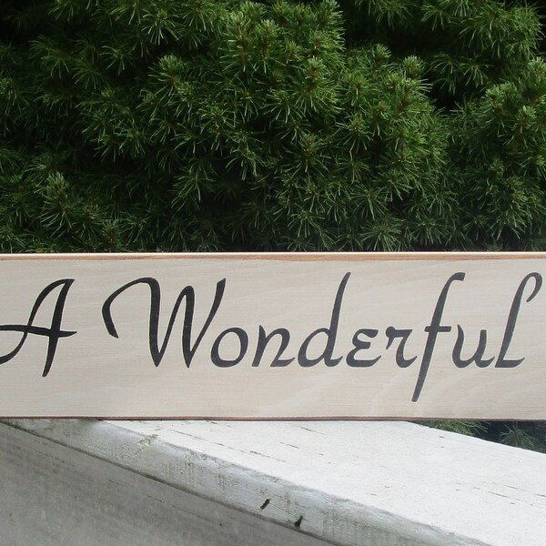 It's a Wonderful Life Sign - Etsy