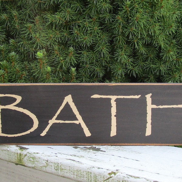 Primitive Bathroom - Etsy