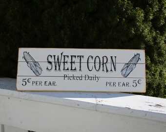 Sweet Corn Sign - Etsy