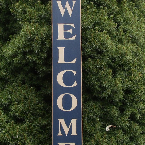Vertical Welcome Sign - Etsy