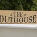 THE OUTHOUSE Bathroom Sign/ Outhouse Sign/ Powder Room Sign/ - Etsy Canada