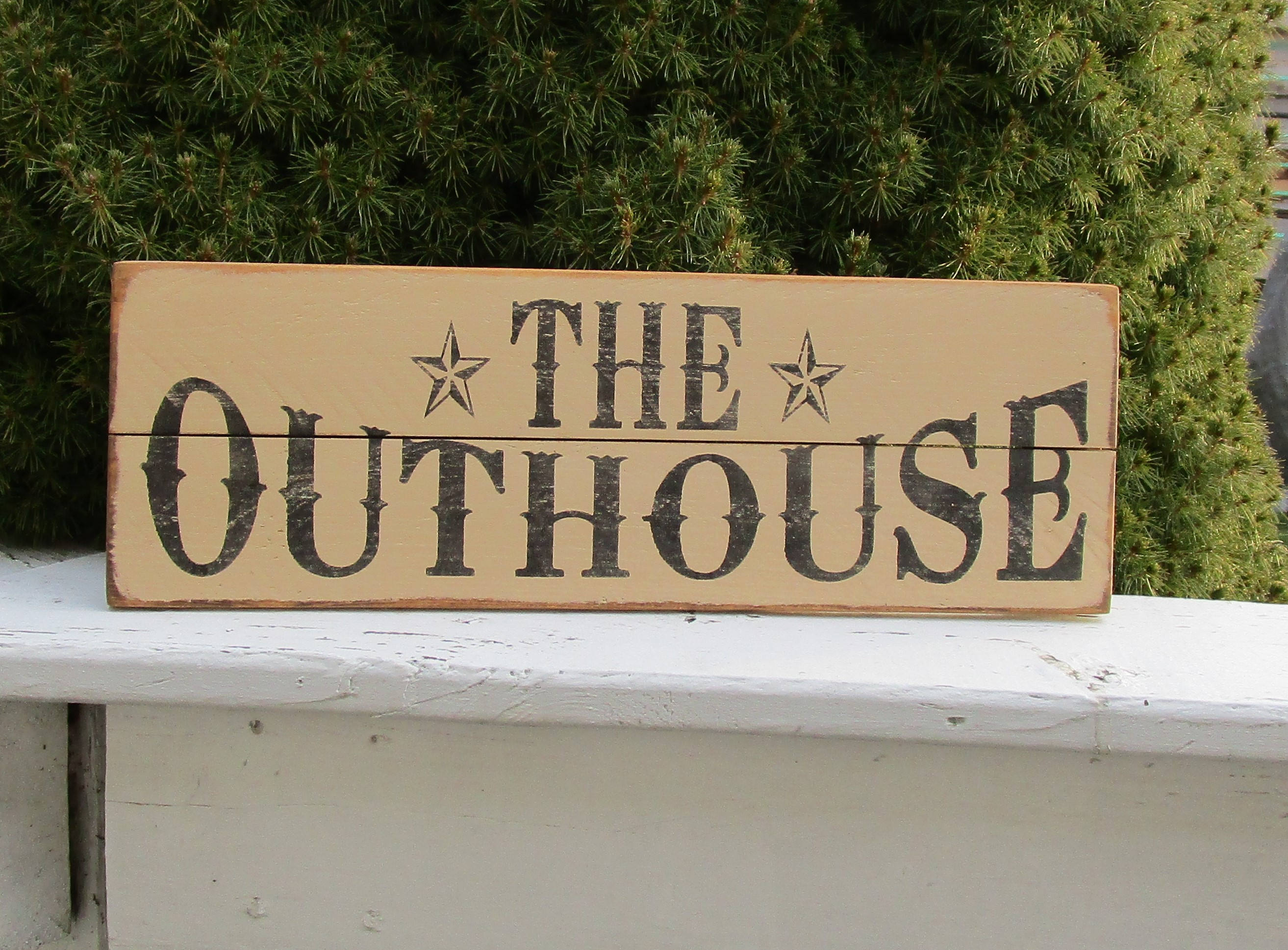 THE OUTHOUSE Bathroom Sign/ Outhouse Sign/ Powder Room Sign/ - Etsy Canada