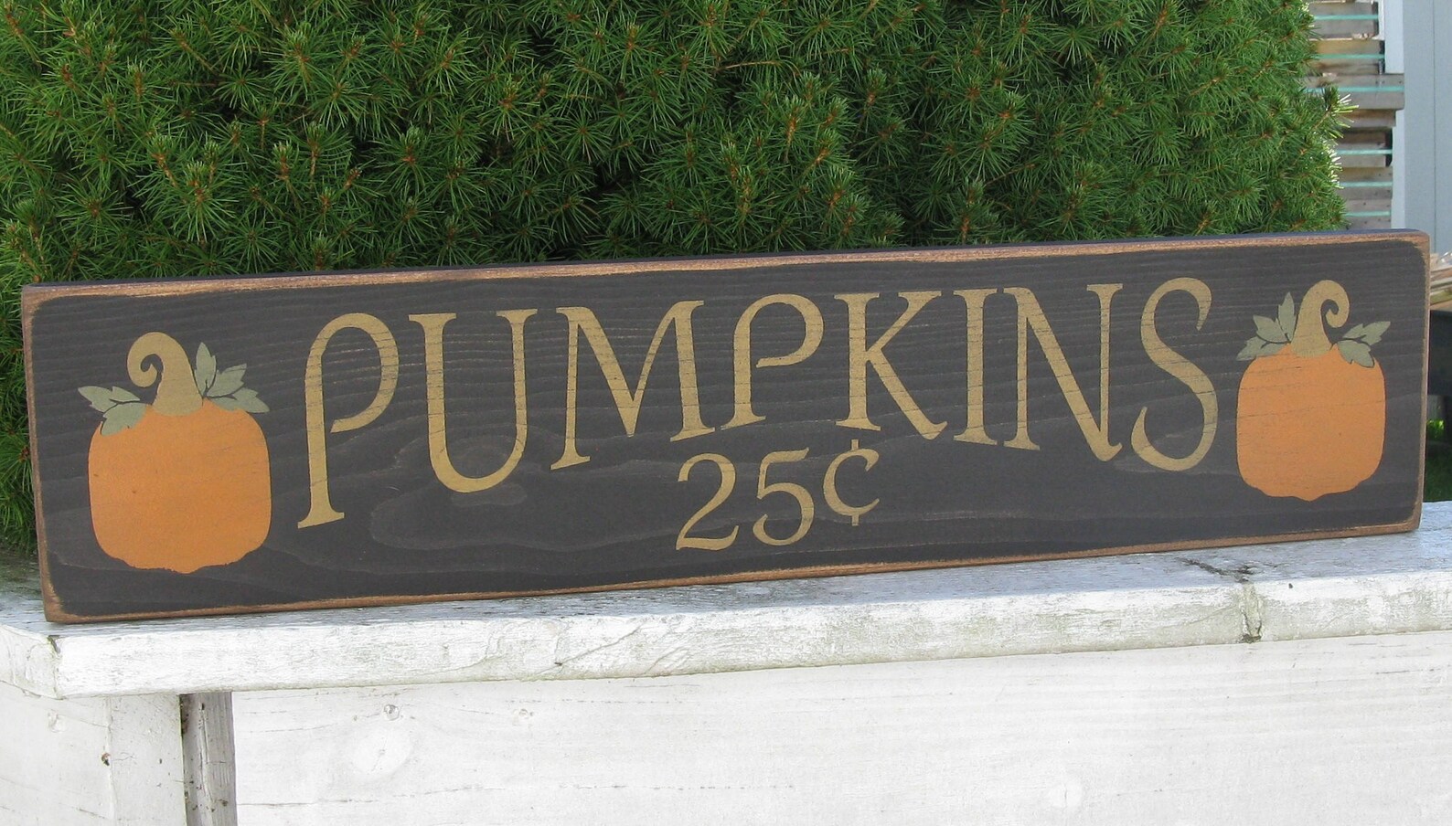 Pumpkins 25c Wood Sign Pumpkin Sign Fall Sign Autumn Sign - Etsy
