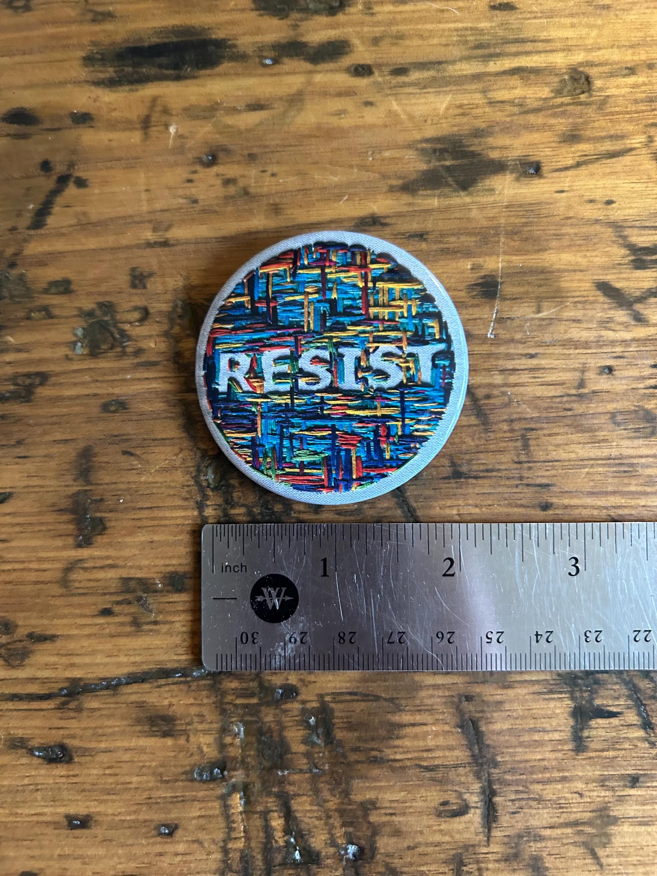 RESIST PIN | Pins | Buttons | Badge | Feminist Pin | Resistance Button ...