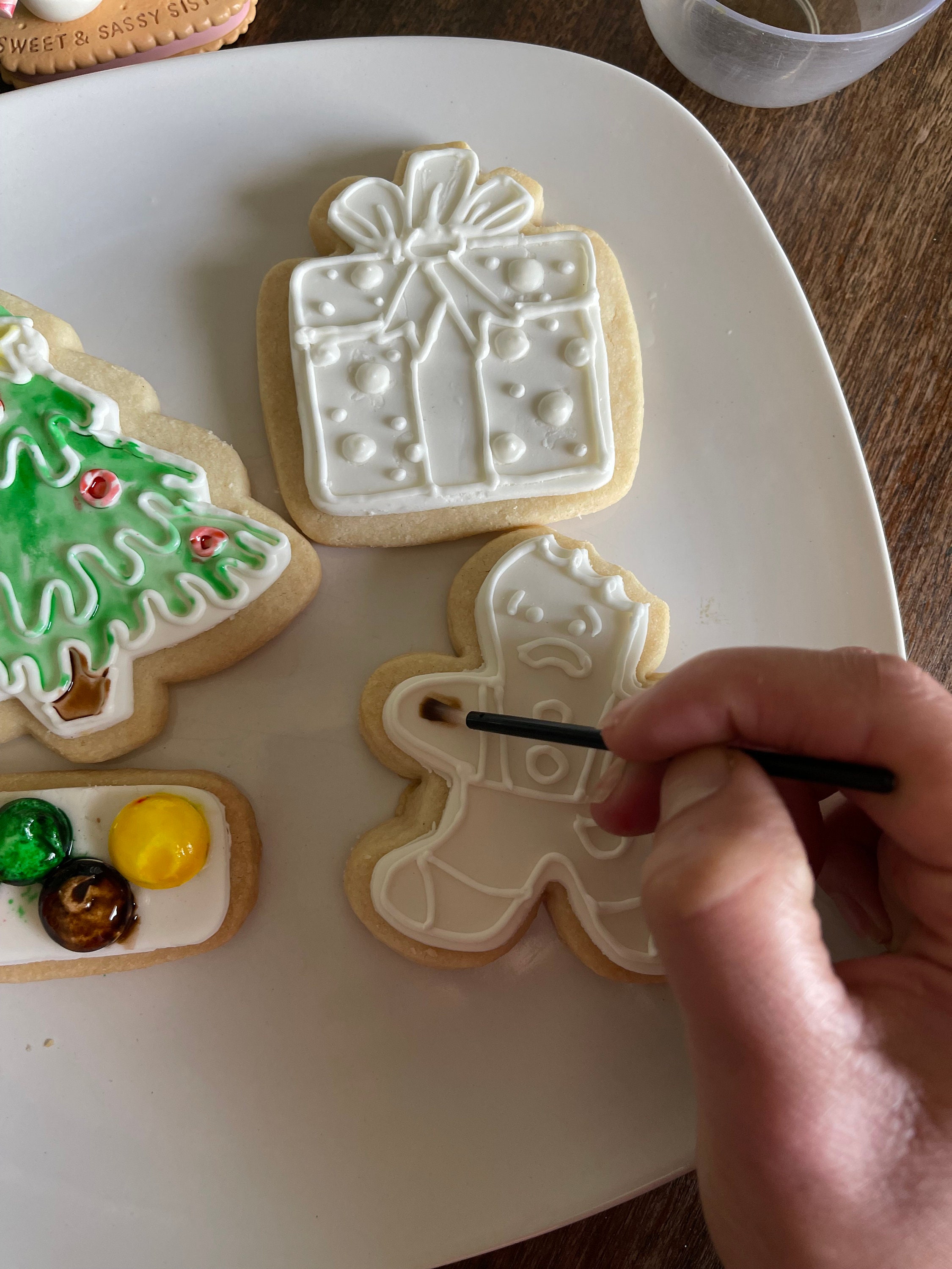 PYO Cookies Christmas/ Paint Your Own Cookies - Etsy