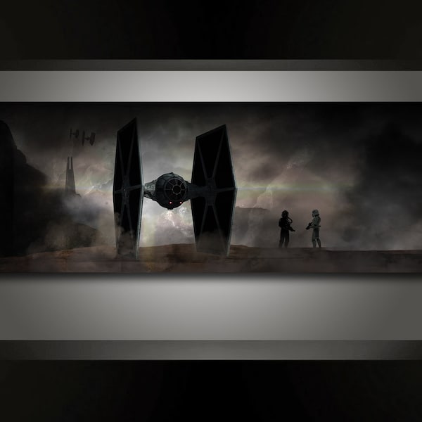 Tie Fighter Poster - Etsy UK