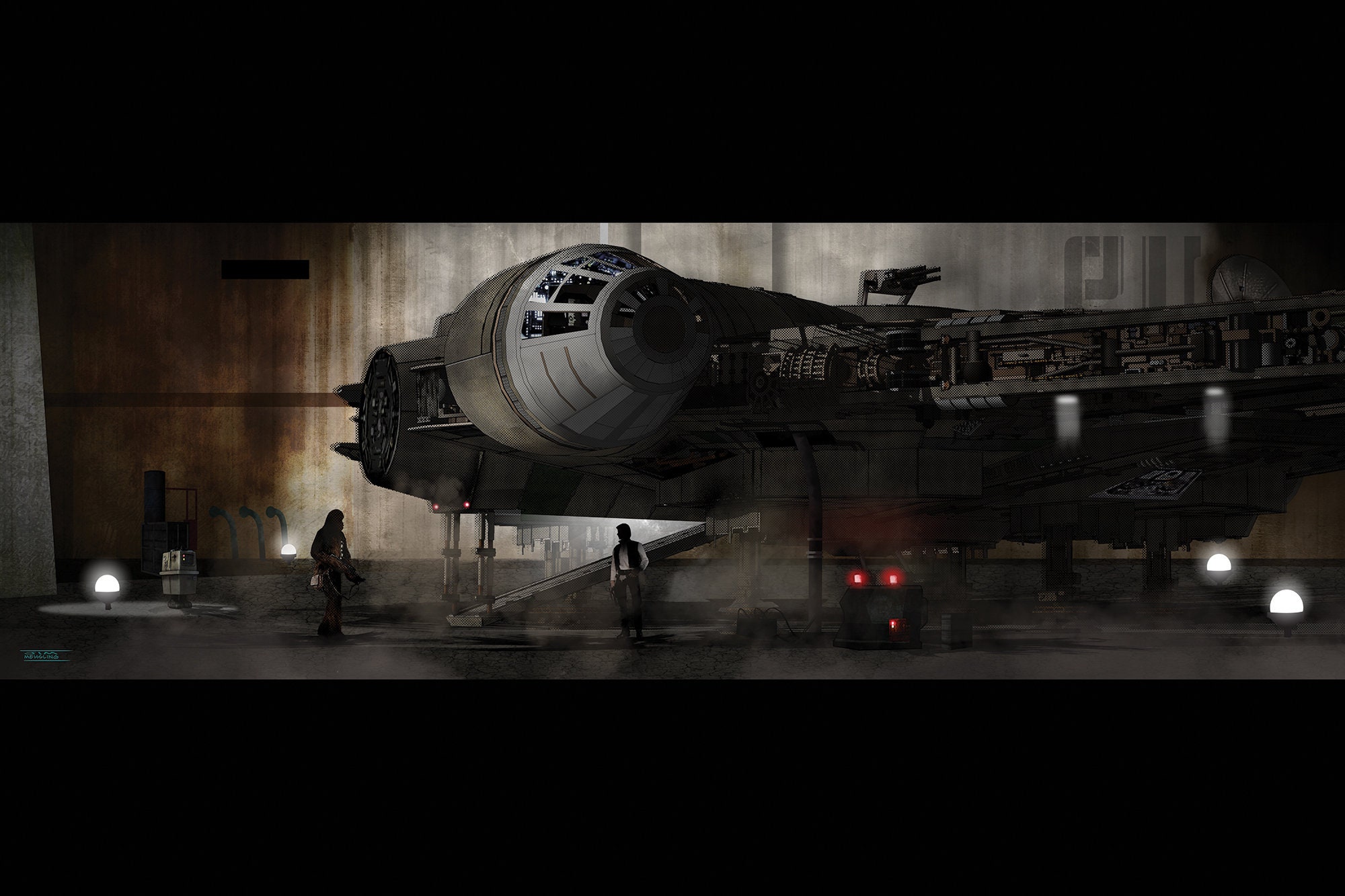 Docking Bay 94 12x18 Metal Print - Etsy