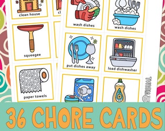 Pecs Cards Chores - Etsy UK