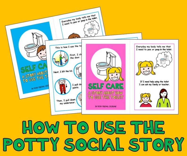 POTTY TRAINING BUNDLE: Social Story How-to & Reward Charts - Etsy