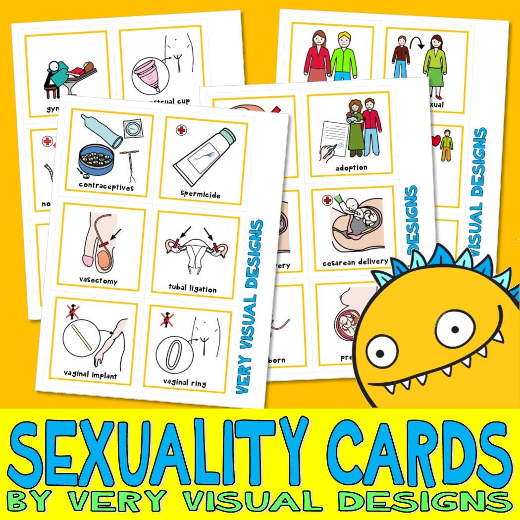 144 Sexuality Pecs Large Picture Communication Cards Mature Etsy