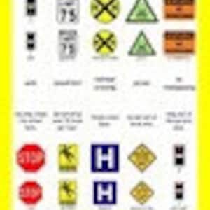 COMMUNITY SAFETY SIGNS Matching & Sorting Activity : Autism Special ...
