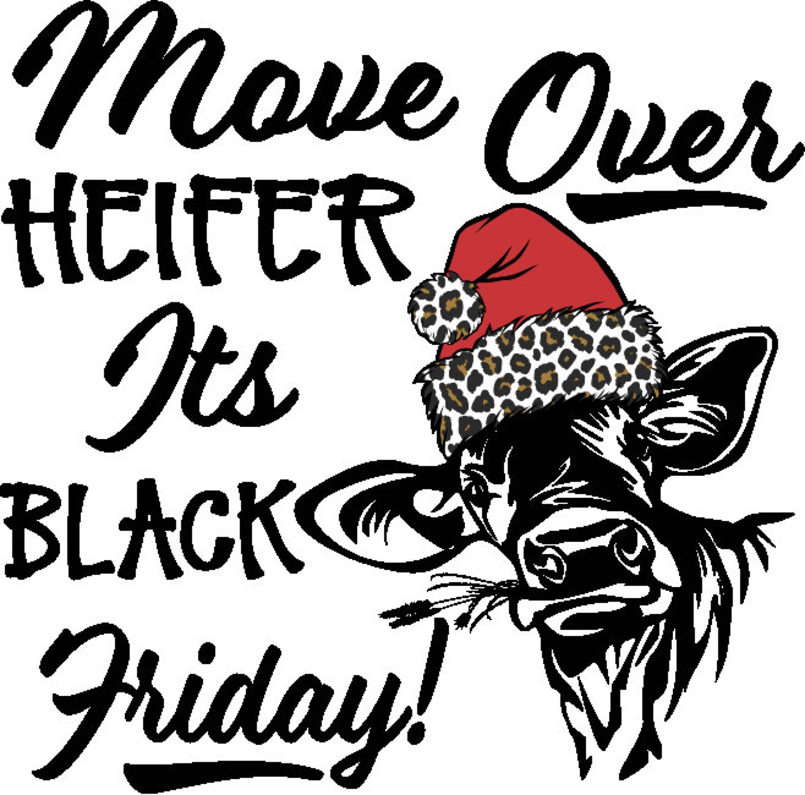 Leopard Print Black Friday - Etsy