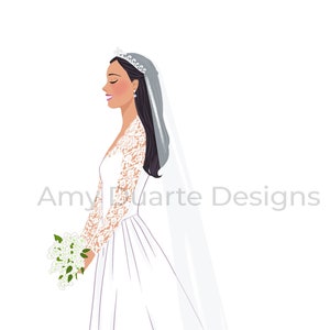 Catherine Middleton - Wedding Day - Etsy