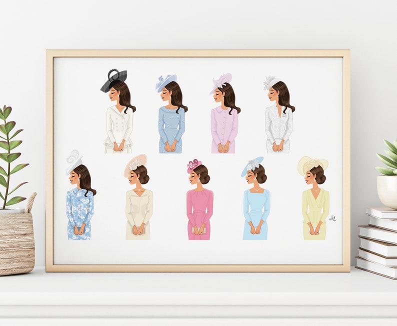 Duchess of Cambridge Kate Middleton Art Print - Etsy UK