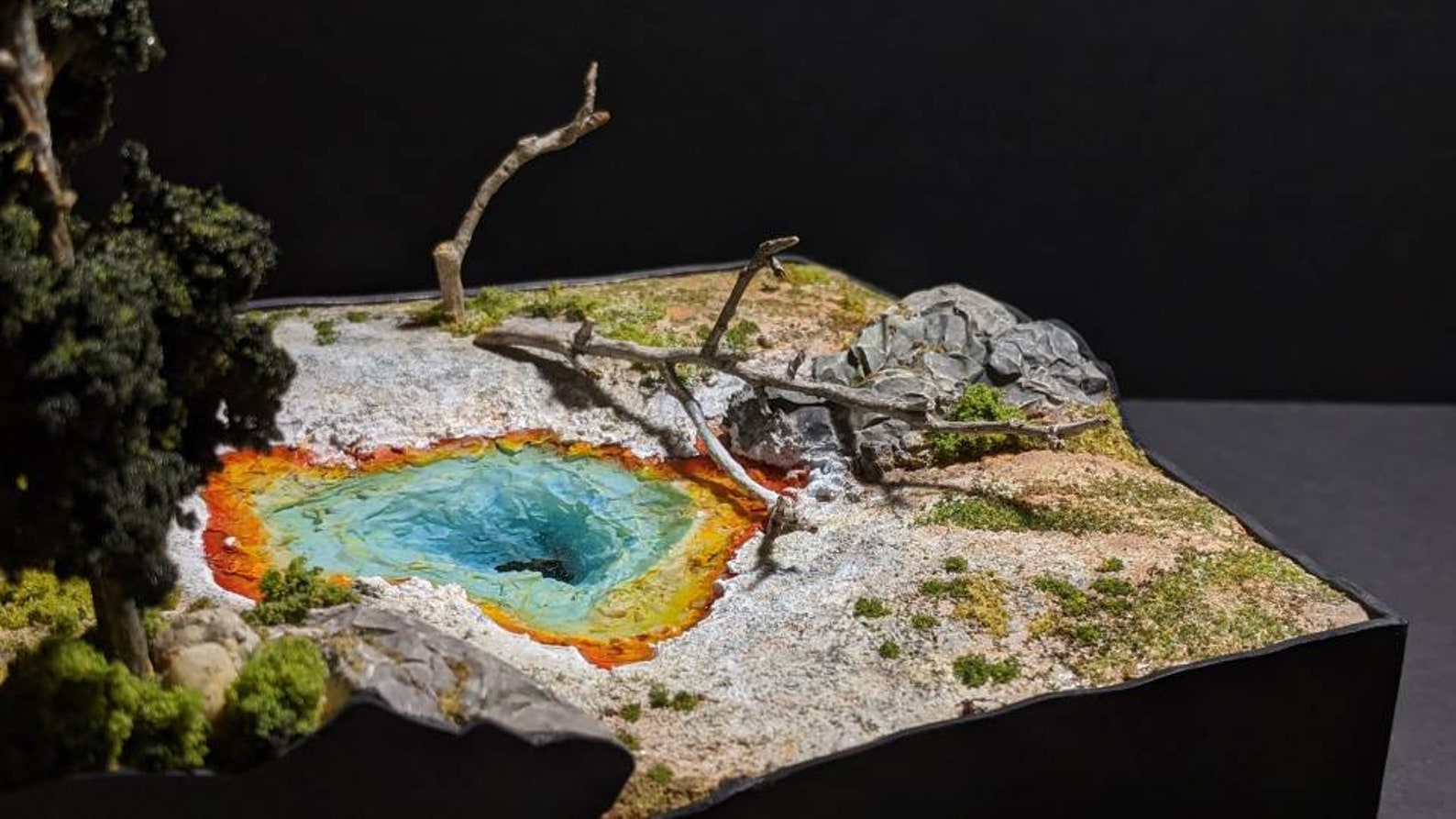 Hot Springs: Nature Diorama 6x6 | Etsy