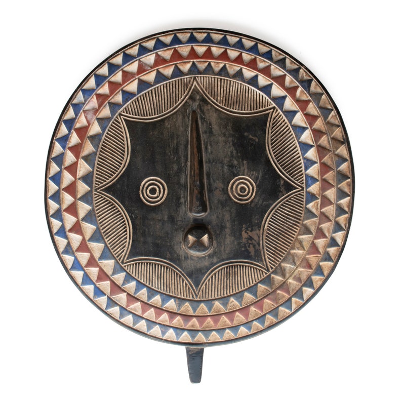 Carved Wood Shield | African Vintage Shield | Tribal Shields | African ...