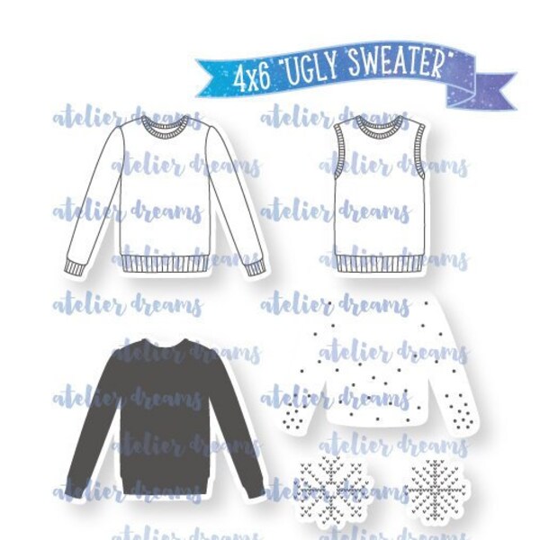 Ugly Sweater Border - Etsy