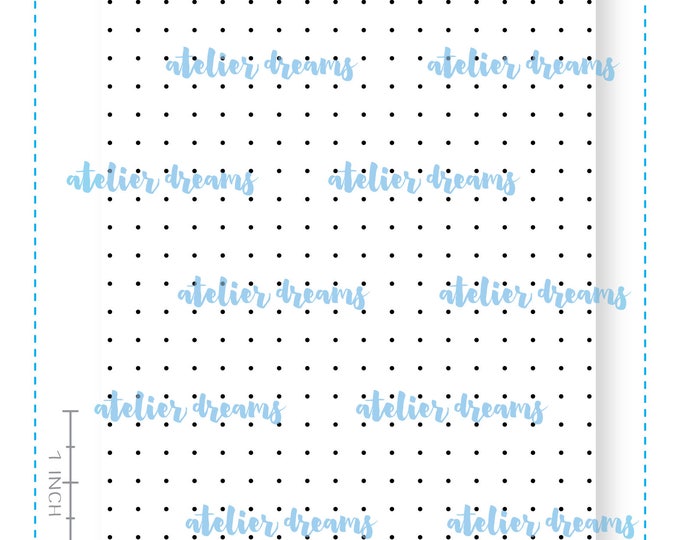 AD-056 5MM DOTS - Planner Stamps (photopolymer Clear Stamps) Journaling ...
