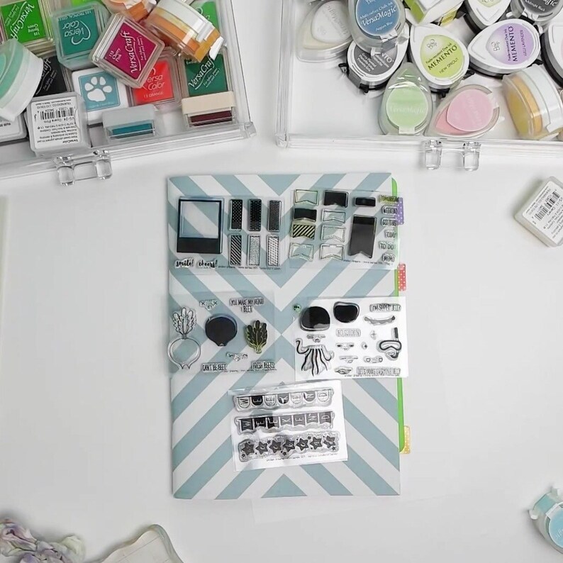 ADM-003 OH so JELLY - Mini - Planner Stamps (photopolymer Clear Stamps ...