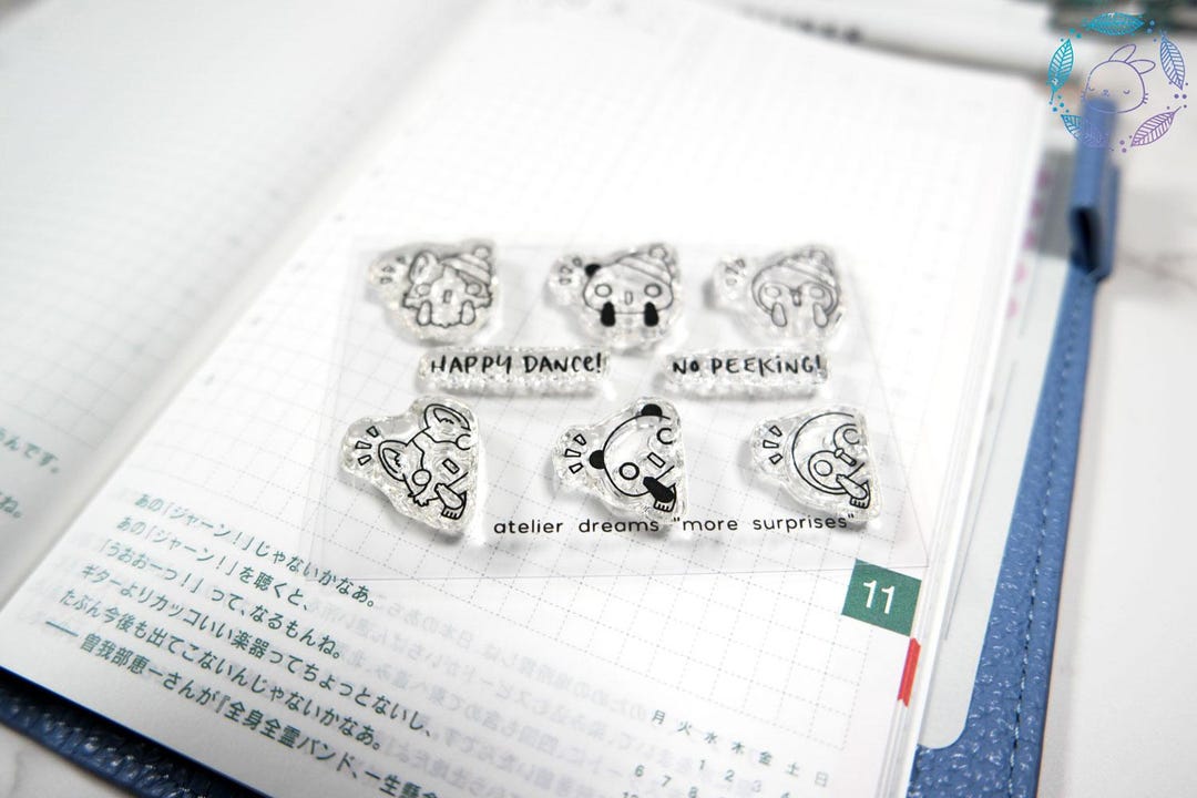 ADM-070 MORE SURPRISES 2"x3" Mini - Planner Stamps (photopolymer Clear ...