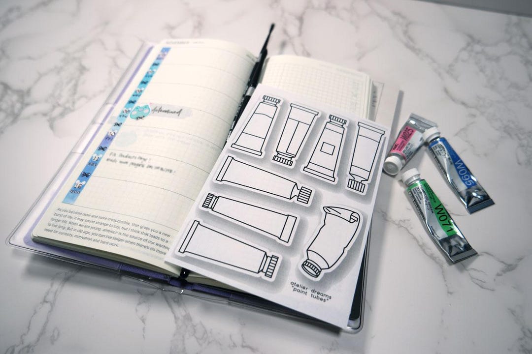 AD-109 PLANNER TUBES - Planner Stamps (photopolymer Clear Stamps ...