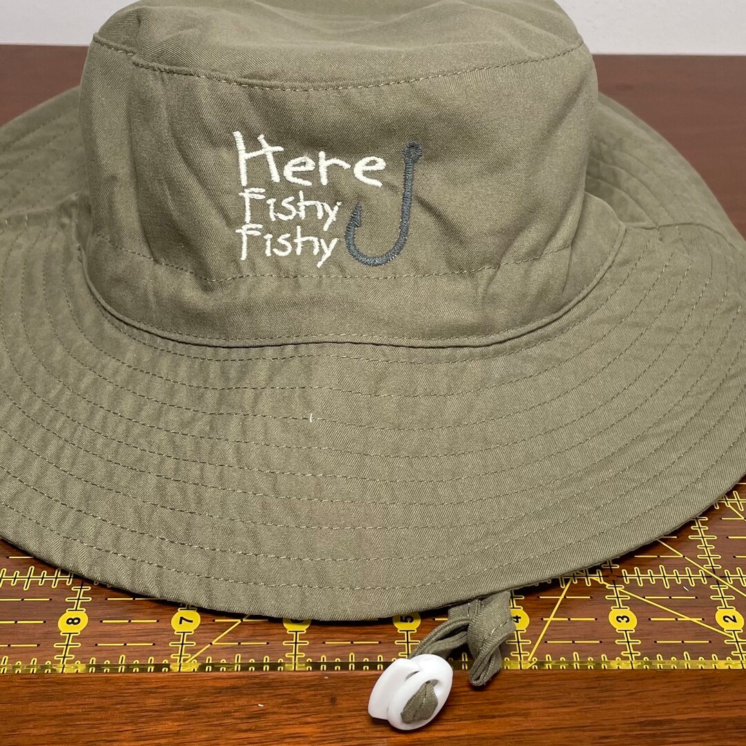 Child’s Sun Hat/ Bucket Hat / 6-24 Months / Fishing Hat / Here Fishy ...