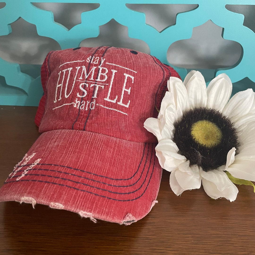 Embroidered Baseball Hat / Motivational Embroidered Quote / Distressed ...