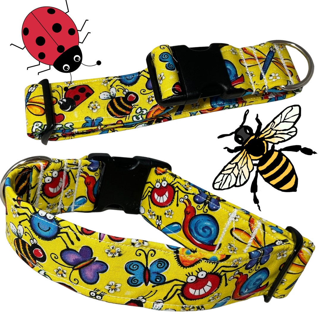 Insect Collar for Dogs and Cats - Bumble Bees, Butterflies, Dragon ...