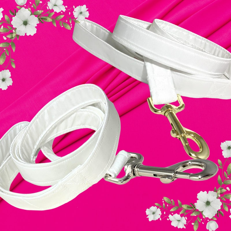 White Leash - Etsy