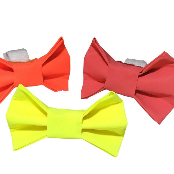 Neon Yellow Bow - Etsy