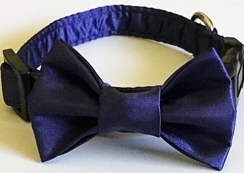 Navy Blue Satin Wedding Collar & Special Events Collar for - Etsy