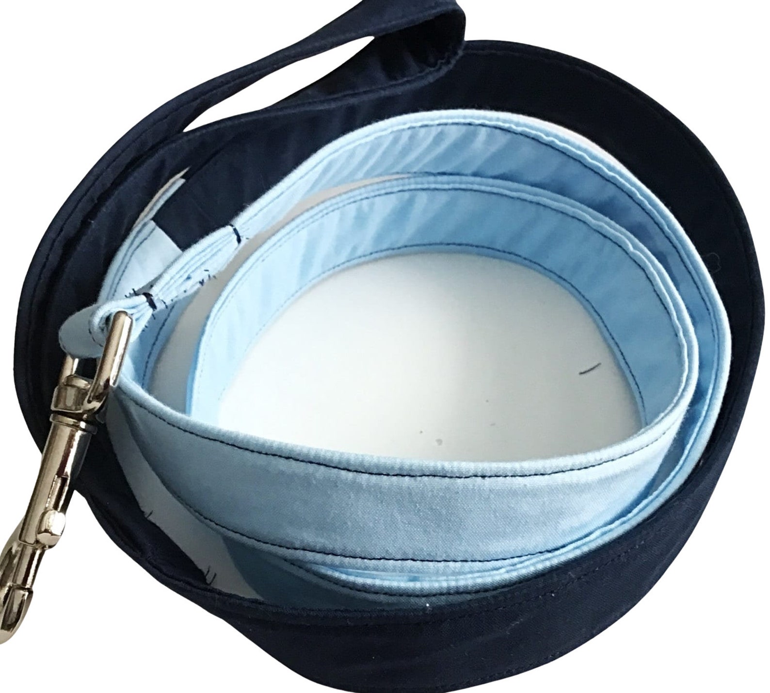 Solid Navy & Light Blue Dog Leash With Available Matching - Etsy