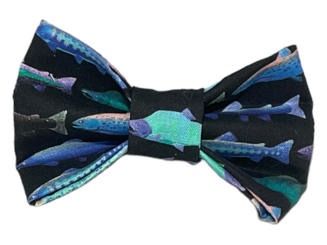 Our Colorful Fish Bow Tie Will Dress Your Pet up in Style - Custom Made ...
