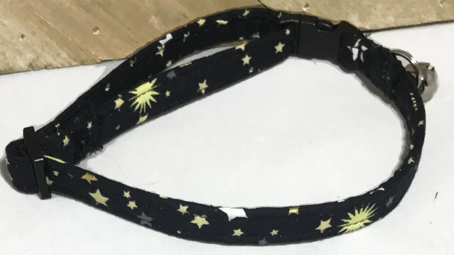 Black Celestial Stars and Planets Cat Collar With Breakaway | Etsy