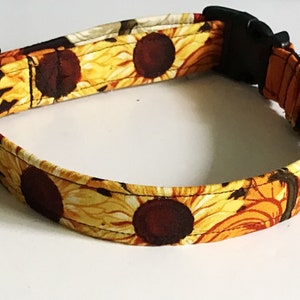 Sunflower Collar With Matching Bow Tie for Male Dogs and Cats | Etsy