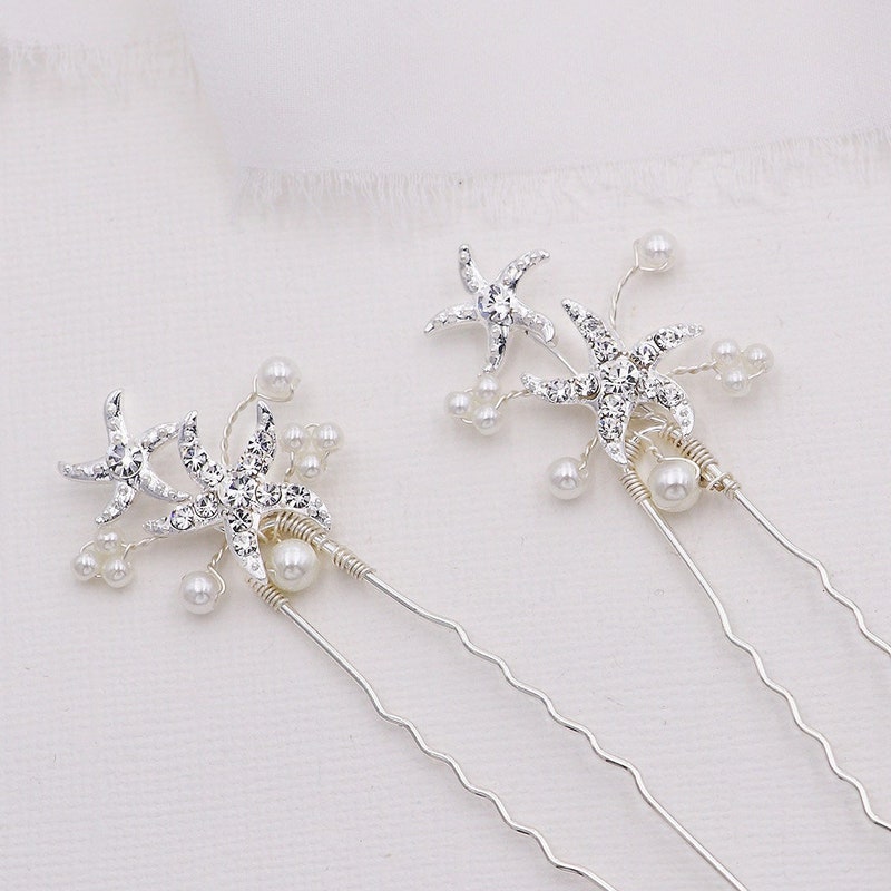 Starfish Hair Pin - Etsy