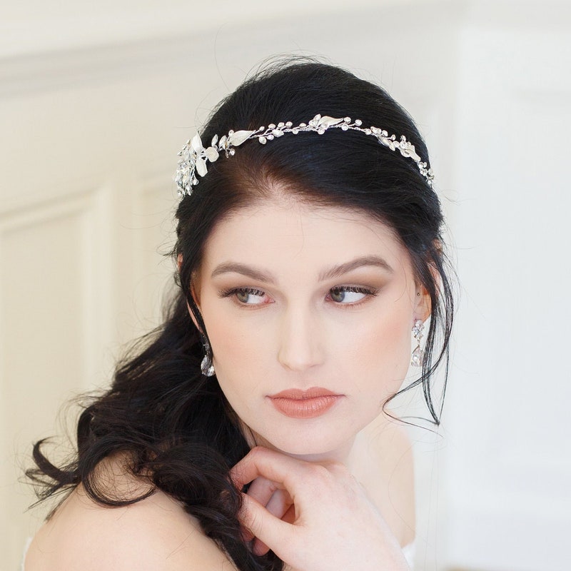 Silver Head Piece - Etsy