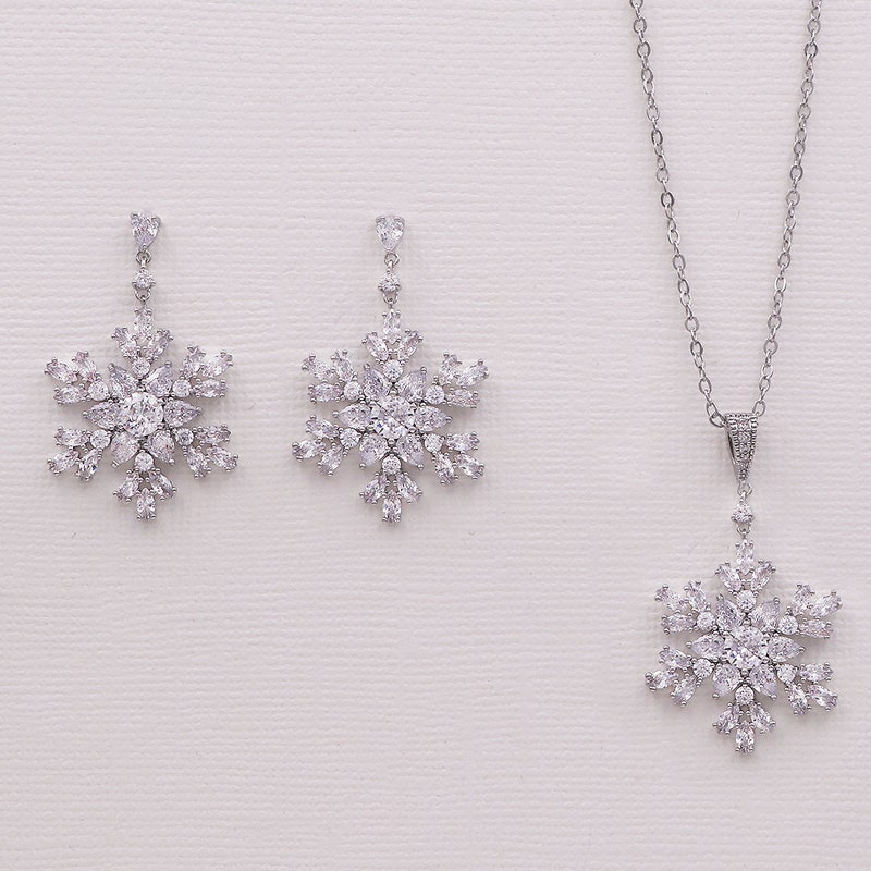 Snowflake Jewelry - Etsy