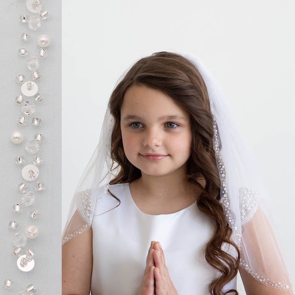First Communion Veil - Etsy