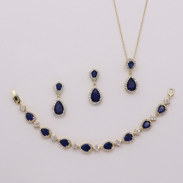 Navy Blue Jewelry - Etsy