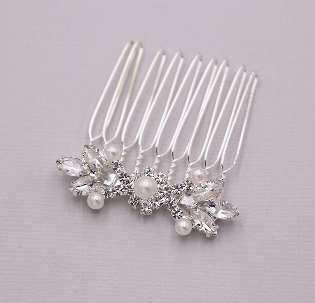 Pearl Wedding Comb Flower Girl Comb Small Wedding Hair Comb - Etsy