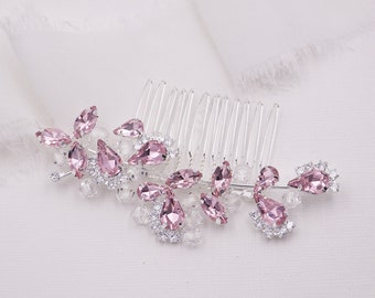 Pink Hair Comb - Etsy