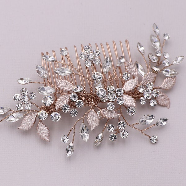 Rose Hair Comb - Etsy