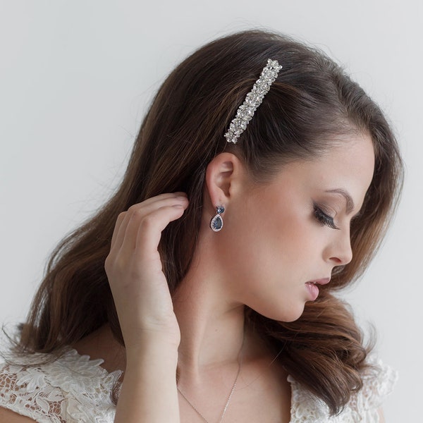 Silver Barrette - Etsy